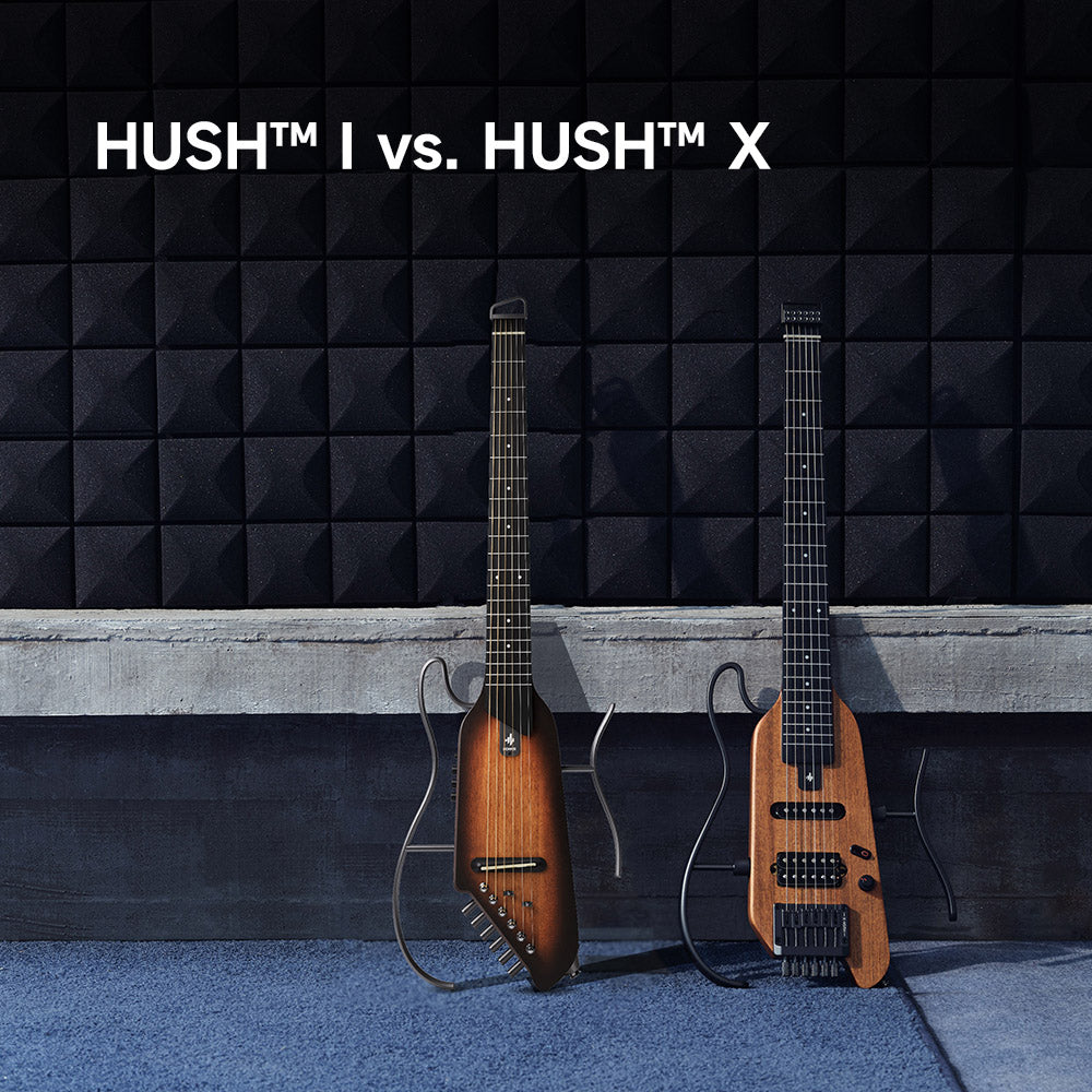 Donner HUSH™ I vs HUSH™ X：あなたに最適なギターはどっち？
